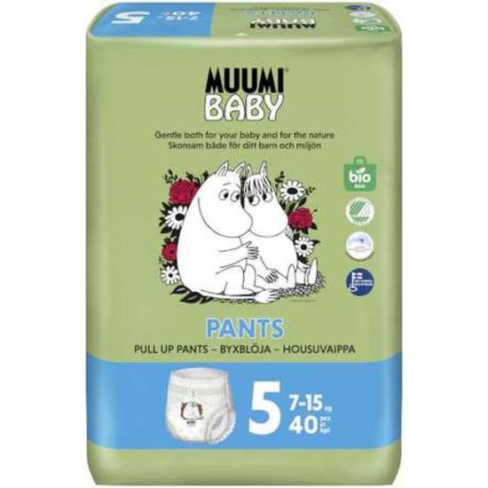 Köp Muumi Baby Byxblöja 5 7-15 kg 40-pack - på MEDS.se