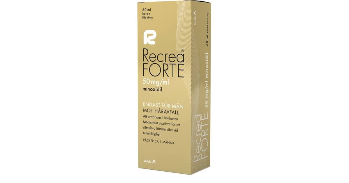 Köp Recrea Forte 50 mg/ml, 60 ml Kutan Lösning - på MEDS.se