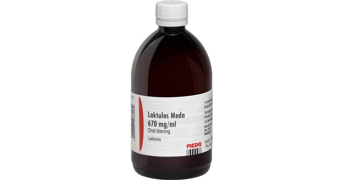 Köp Laktulos Meda, oral lösning 670 mg/ml 1000 ml - på MEDS.se