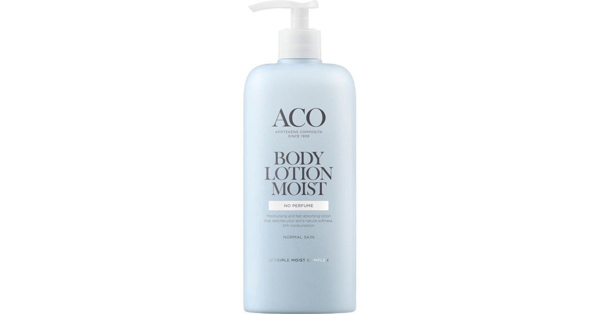 Köp ACO Body Lotion Moist Parfymfri Kroppslotion 400 ml - på MEDS.se