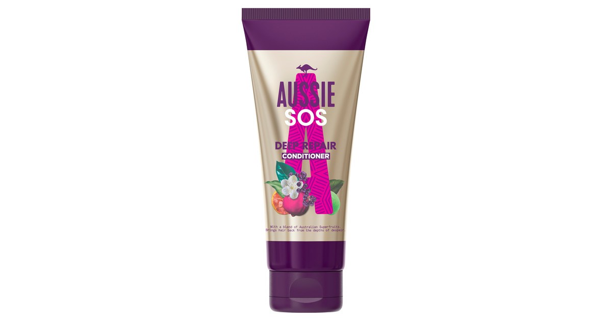 Köp Aussie Balsam SOS Deep Repair 340 ml - på MEDS.se