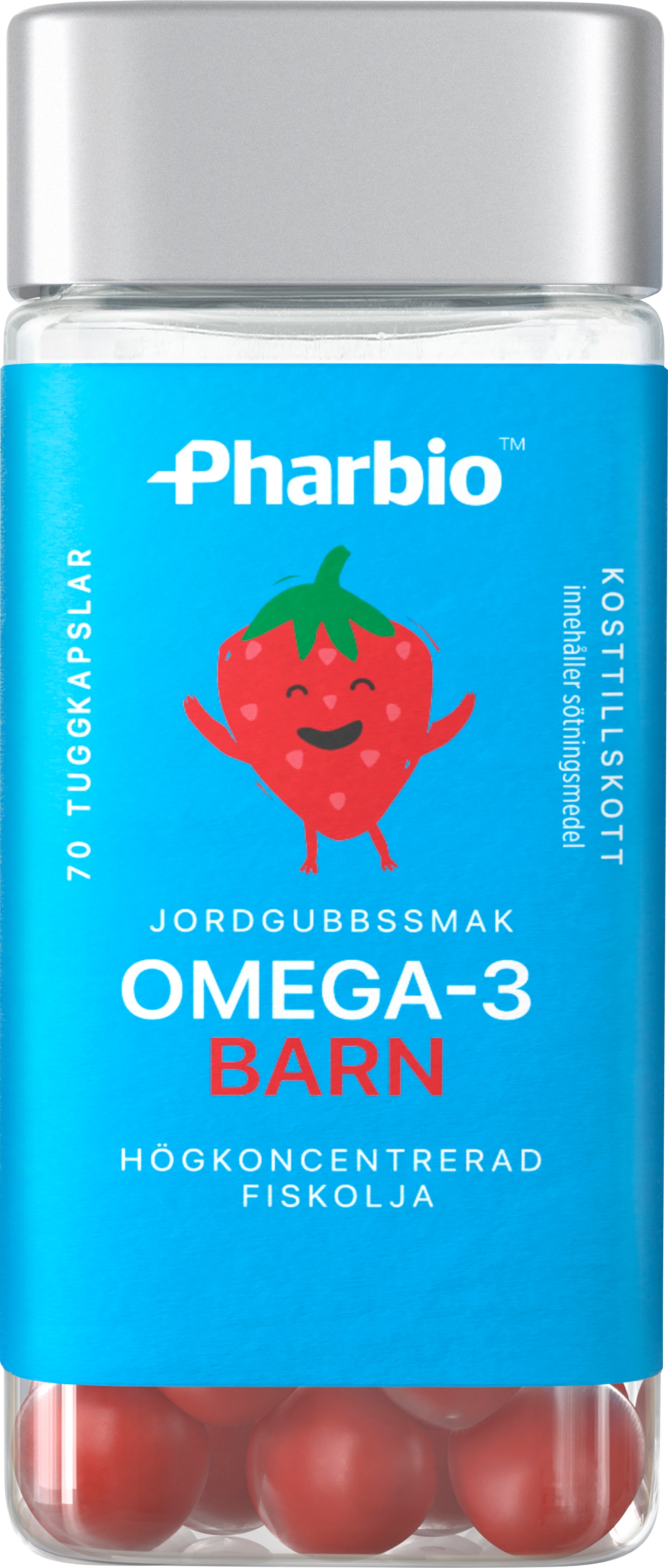 Köp Pharbio Omega-3 Barn 70 kapslar - på MEDS.se