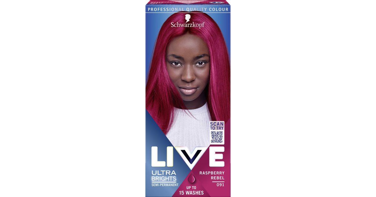 Köp Schwarzkopf LIVE 91 Ultra Brights Raspberry Rebel - på MEDS.se