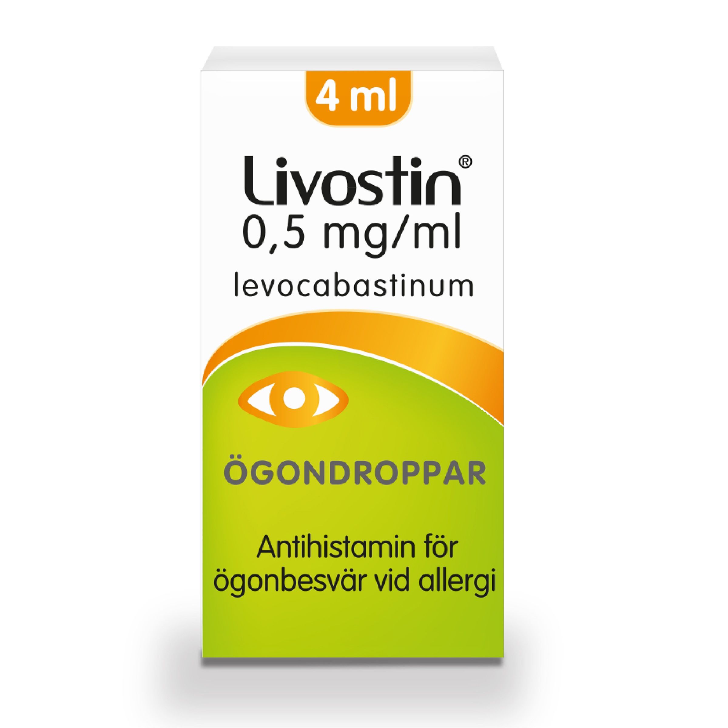 Köp Livostin ögondroppar, suspension 0,5 mg/ml 4 ml - på MEDS.se