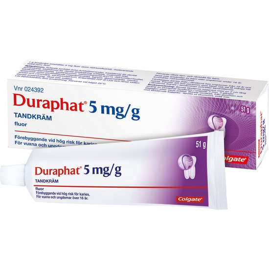Köp Duraphat tandkräm 5 mg/g 1 x 51 g - på MEDS.se