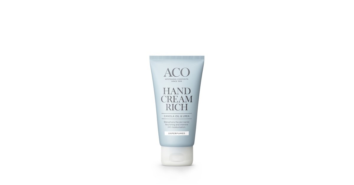 Köp ACO Hand Cream Rich Parfymfri 75 ml - på MEDS.se