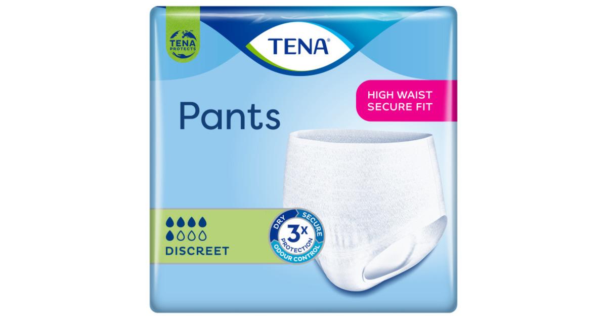 Köp TENA Pants Discreet Byxskydd M 12 st - på MEDS.se