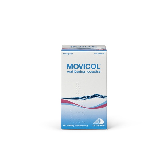 Köp Movicol 10 dospåsar Oral lösning i dospåse - på MEDS.se