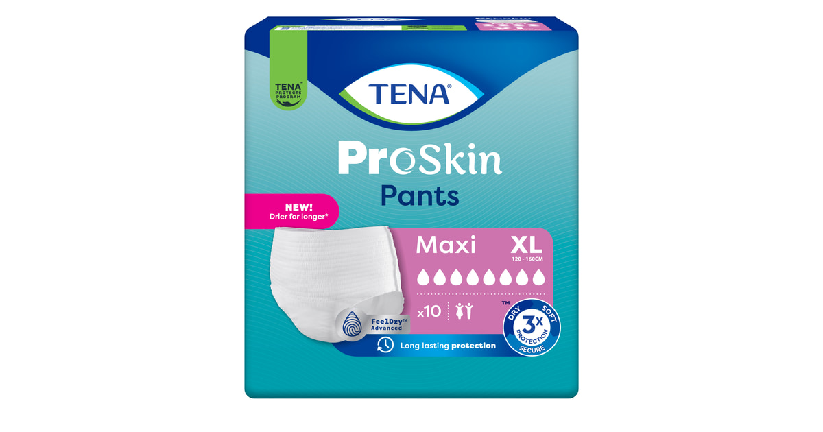Köp TENA Pants Maxi Byxskydd XL 10 st - på MEDS.se
