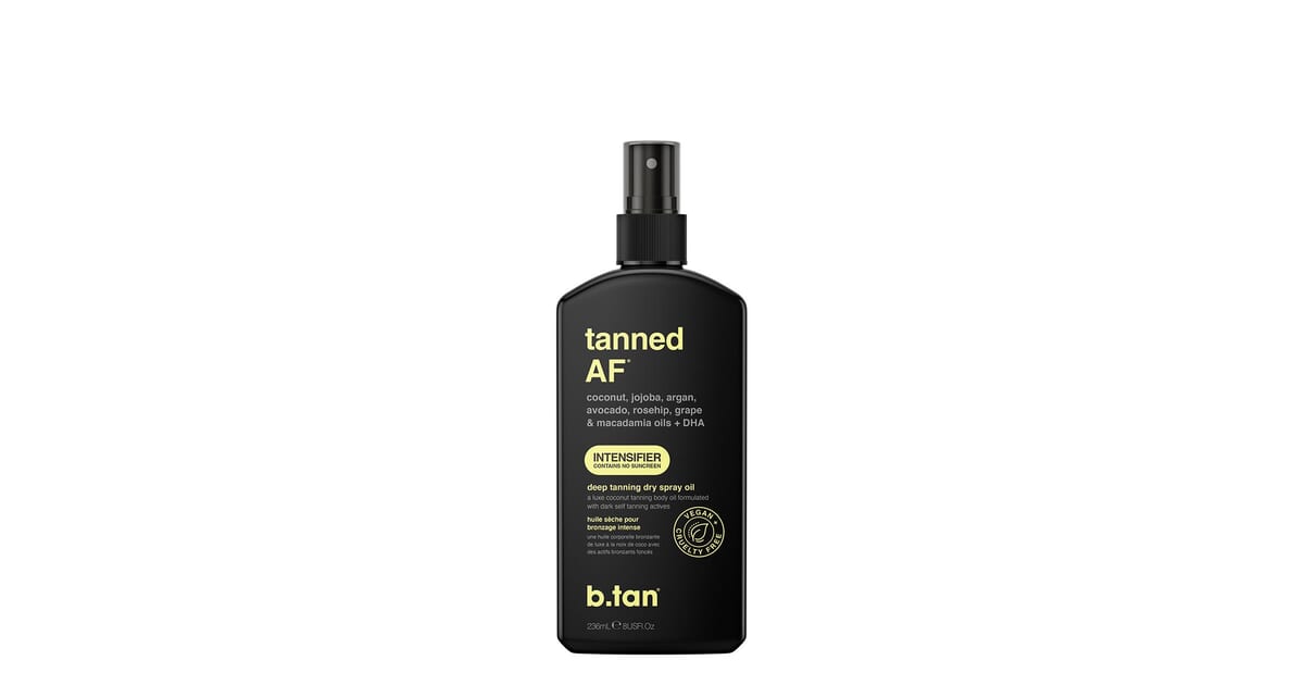 Köp b.tan Tanned AF Intensifier Deep Tanning Dry Spray Oil 236 ml - på ...