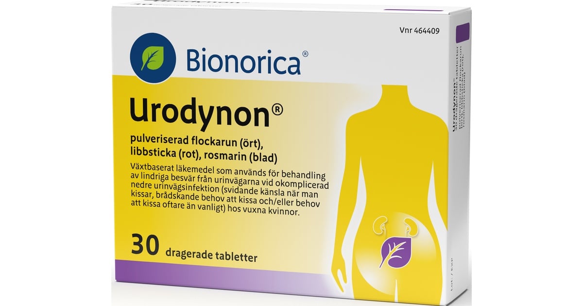 Köp Urodynon 30 tabletter - på MEDS.se