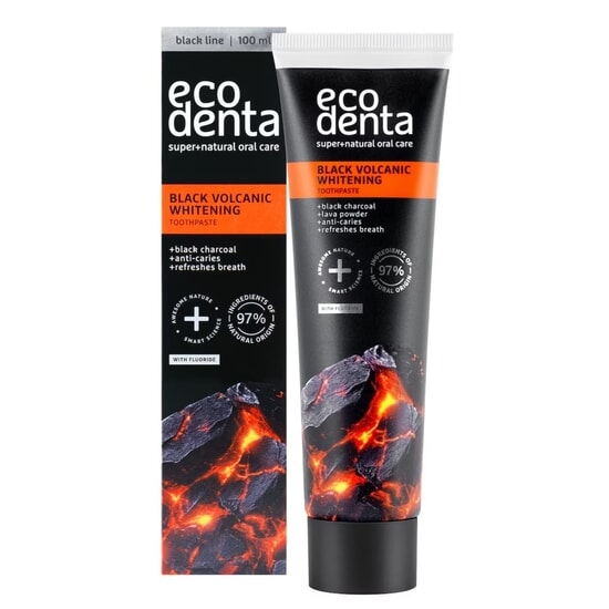 Köp Ecodenta Black Whitening Toothpaste with Volcanic Minerals 100 ml ...