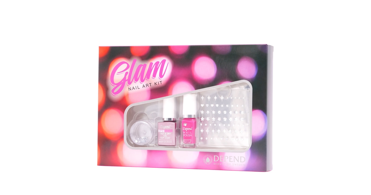 Köp Depend Glam Nail Art Kit - på MEDS.se