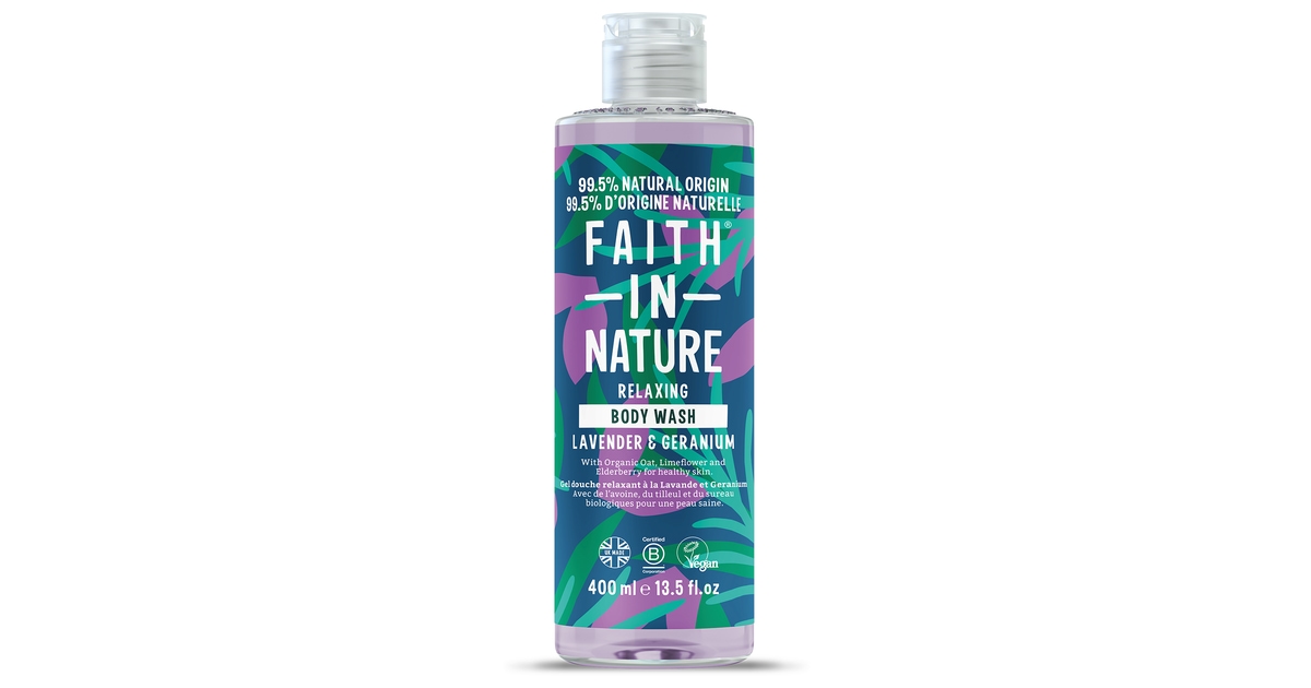 Köp Faith in Nature Body Wash Lavender & Geranium 400 ml - på MEDS.se
