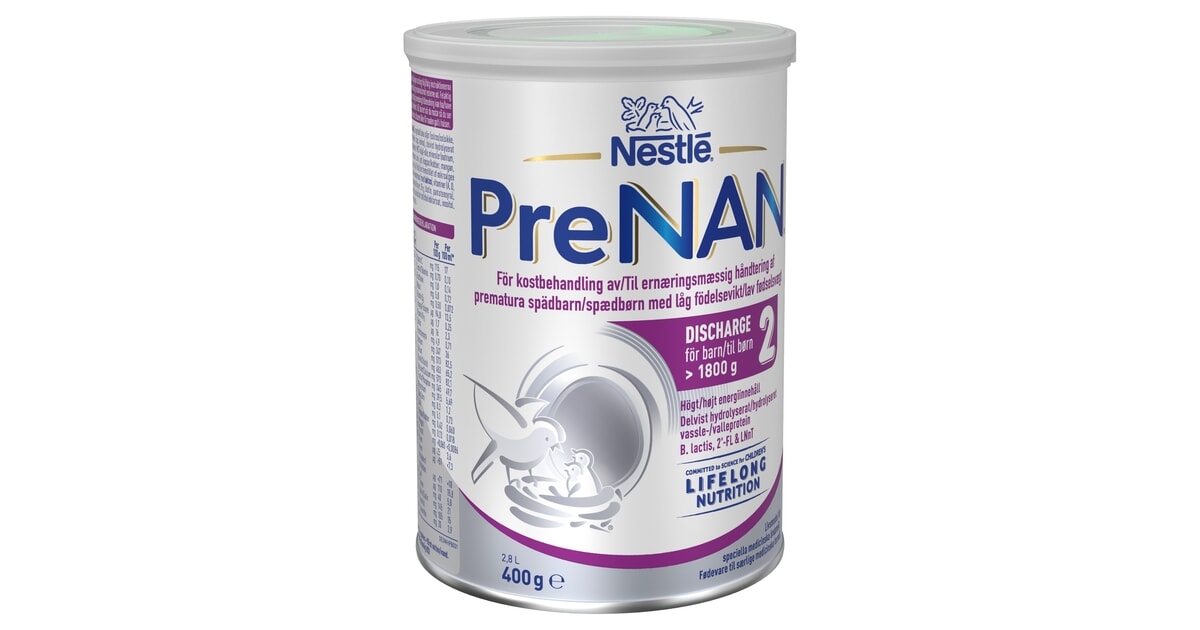 Köp PreNAN Stage 2 Discharge 400 g - på MEDS.se