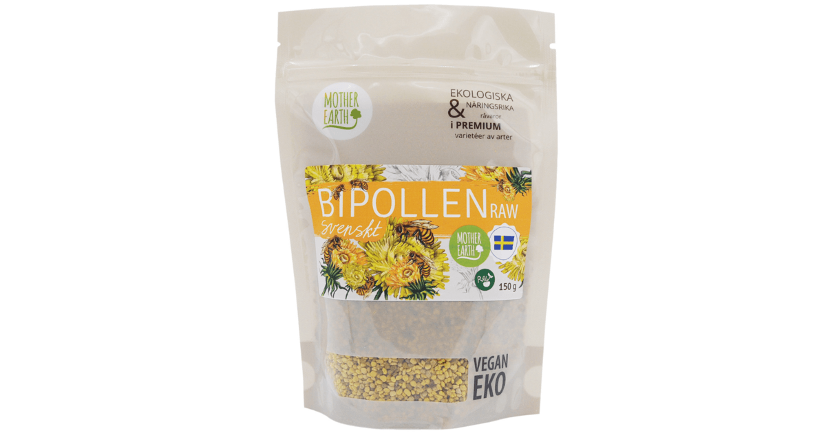Köp Mother Earth Bipollen Svenskt ME RAW 150 g - på MEDS.se