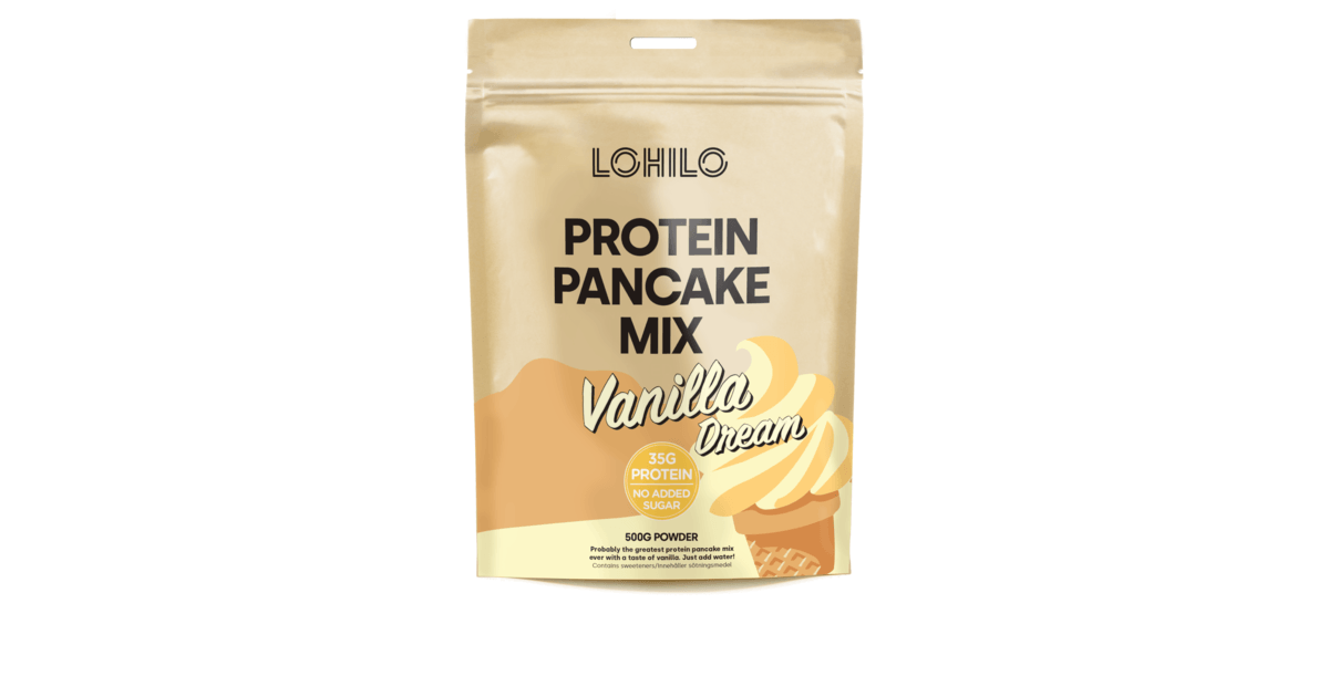 Köp LOHILO Protein Pancake Mix Vanilla Dream 500 g - på MEDS.se