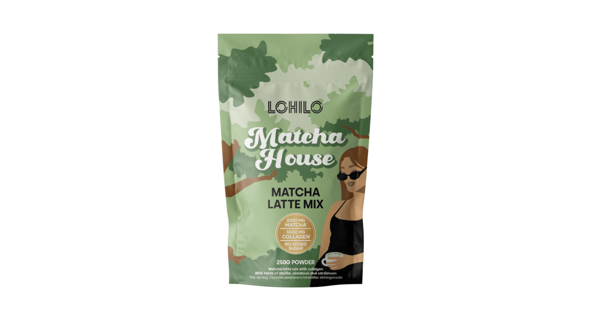 Köp LOHILO Matcha House Matcha Latte Mix 250 g - på MEDS.se