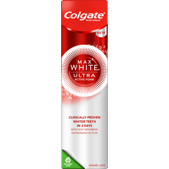 Köp Colgate Max White Ultra Active Foam 75 ml - på MEDS.se