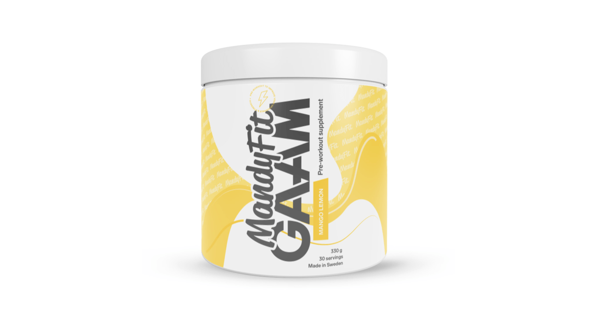 Köp GAAM PWO By MandyFit Mango Lemon 330 g - på MEDS.se