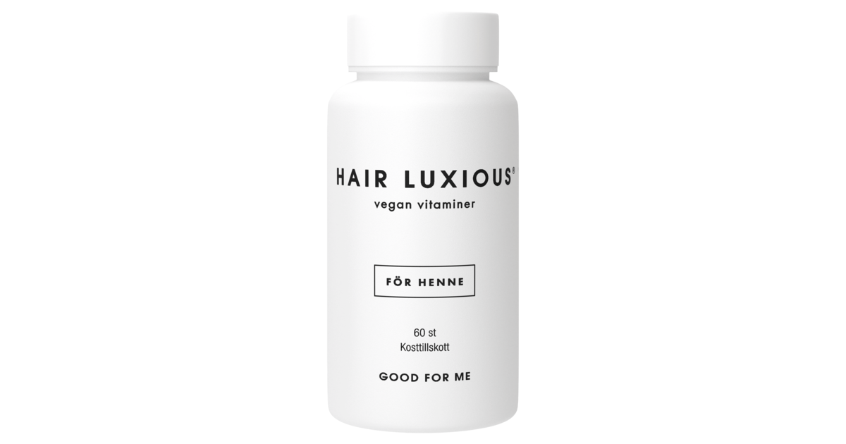 Köp Good For Me Hair Luxious För Henne 60 tabletter - på MEDS.se