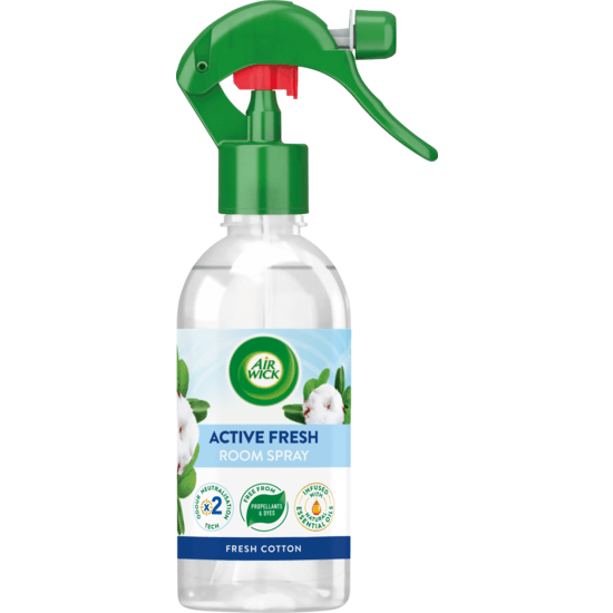Köp Air Wick Active Fresh Rumspray Fresh Cotton 237 ml - på MEDS.se