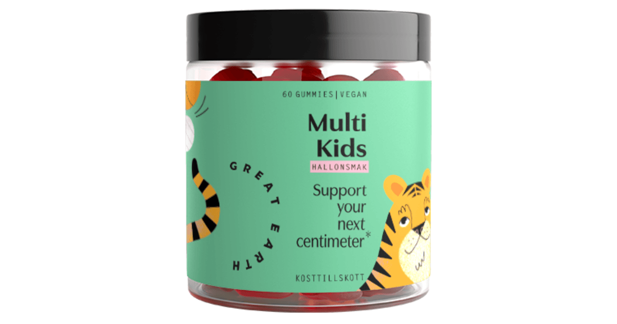 Köp Great Earth Multi Kids 60 gummies - på MEDS.se