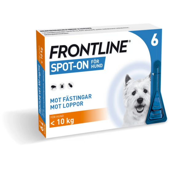 Köp Frontline Vet 100 mg/ml Spot-on hund S 6 x 0,67 ml - på MEDS.se