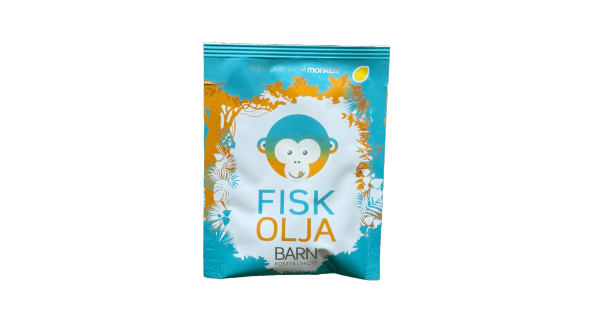 Köp Monkids Fiskolja Citron Barn Smakprov 2 st - på MEDS.se