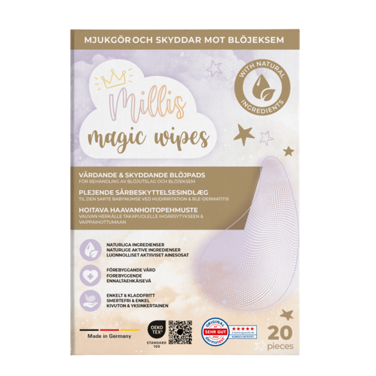 Köp Millis Magic Wipes Blöjpads 20 st - på MEDS.se