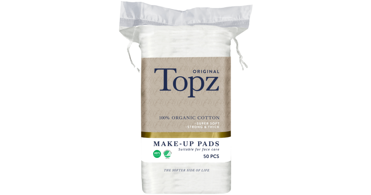Köp Topz Premium Square Make Up Pads 50 st - på MEDS.se