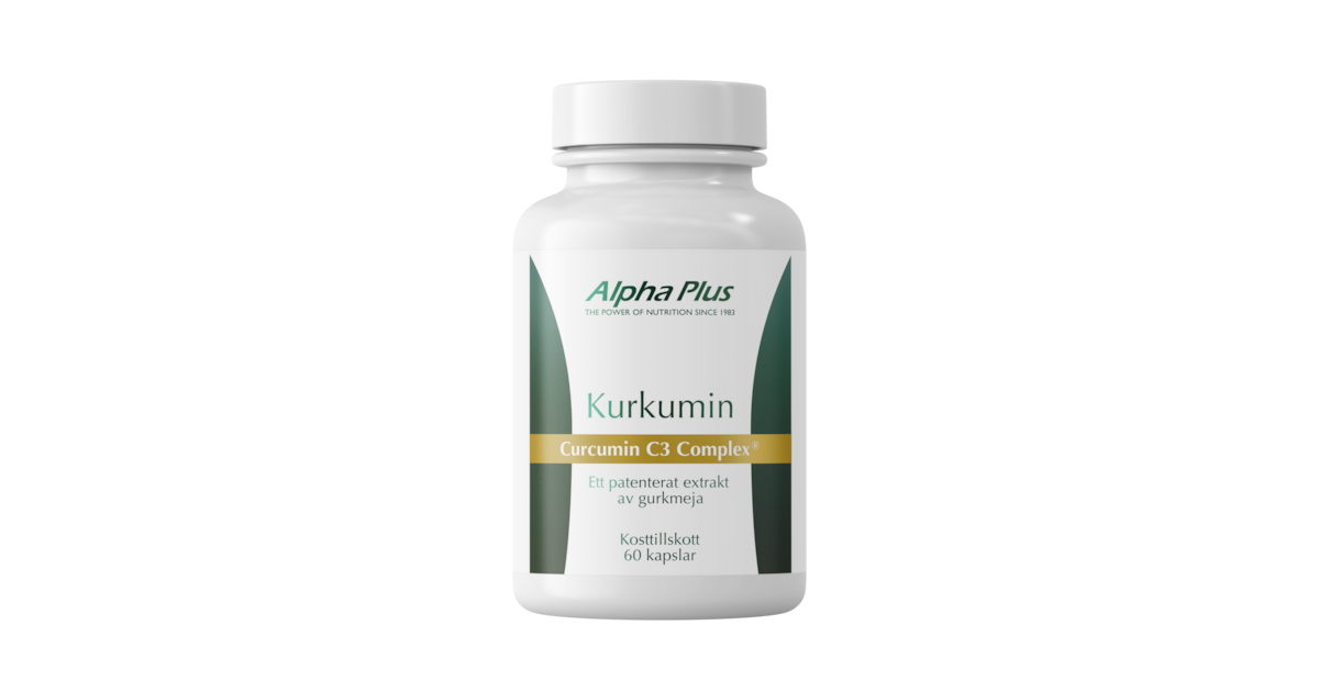 Köp Alpha Plus Kurkumin 60 kapslar - på MEDS.se