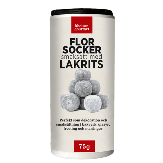 Köp Khoisan Gourmet Florsocker Lakrits 75 g - på MEDS.se