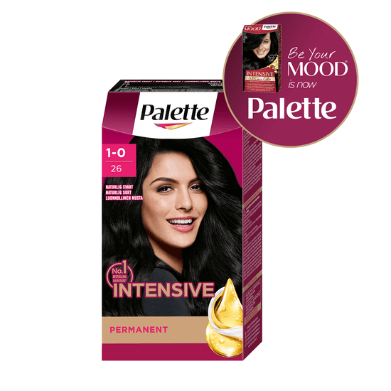 Köp Palette Intensive Creme Coloration 1-0 Naturlig Svart - på MEDS.se