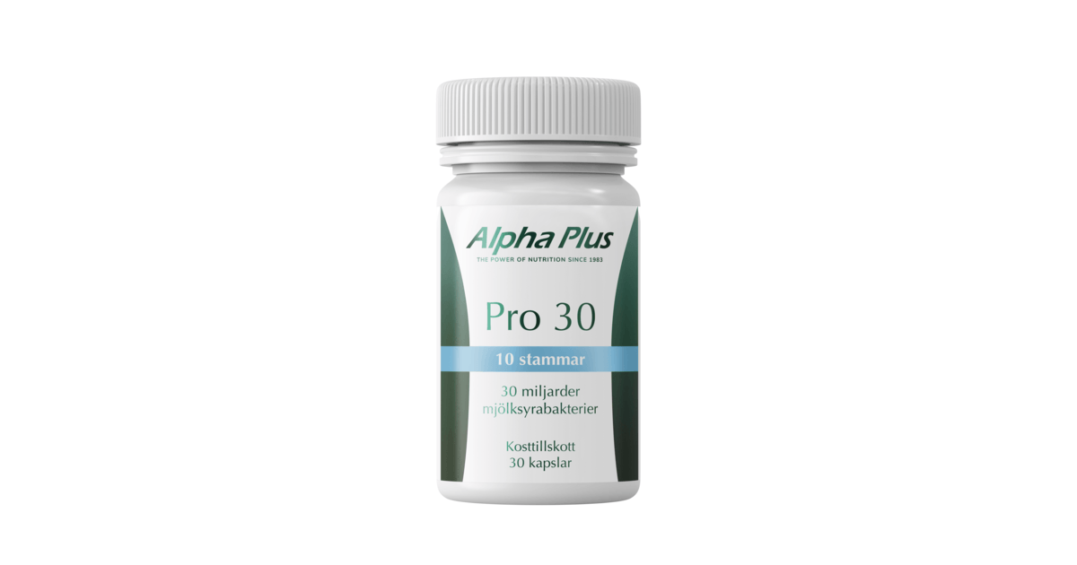 Köp Alpha Plus Pro 30 30 kapslar - på MEDS.se