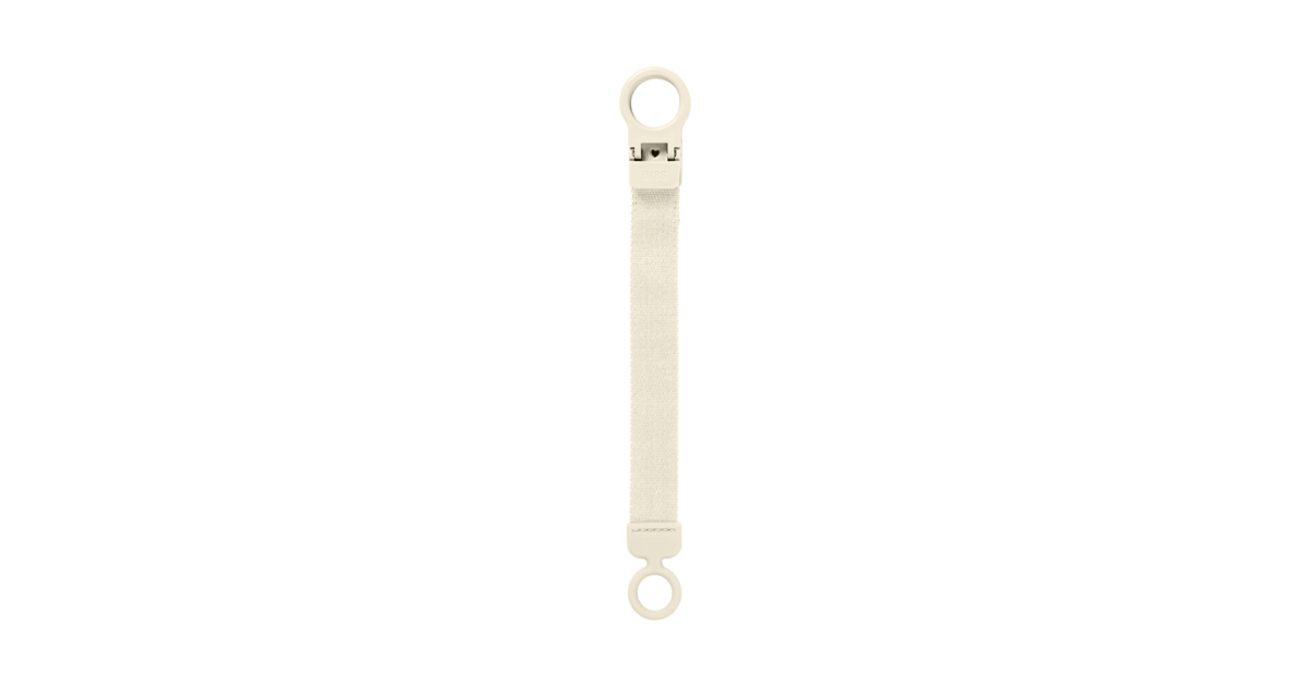 Köp BIBS Pacifier Clip Loop Ivory - på MEDS.se