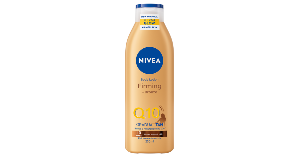 Köp NIVEA Body Lotion Q10 Gradual Tan Firming 250 ml - på MEDS.se