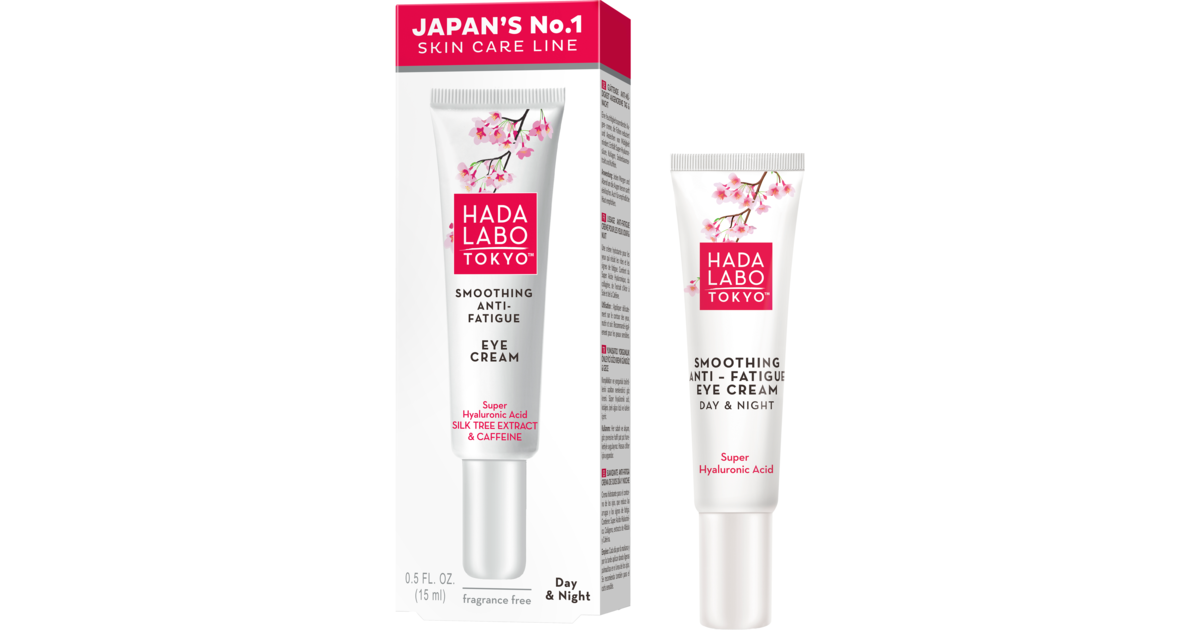 Köp Hada Labo Tokyo Smoothing Anti-Fatigue Eye Cream 15 ml - på MEDS.se