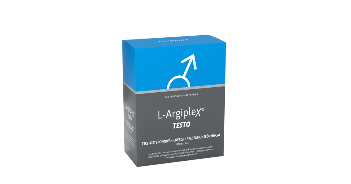 Köp L-Argiplex Testo 60 tabletter - på MEDS.se