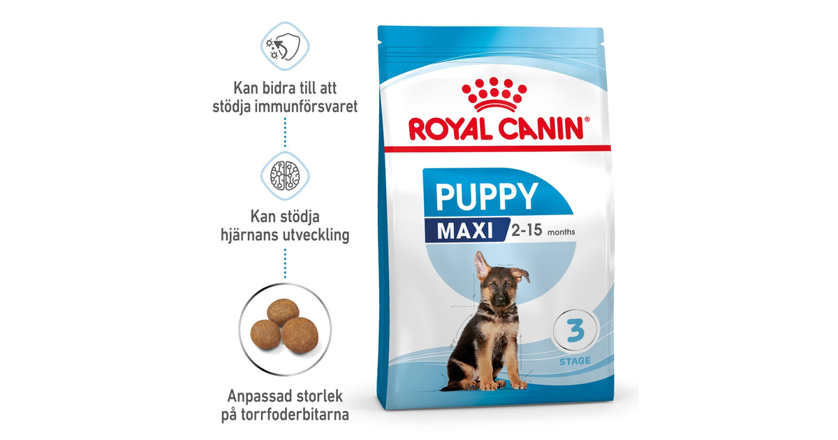 Köp Royal Canin Maxi Puppy Torrfoder för Hundvalp 4 kg - på MEDS.se