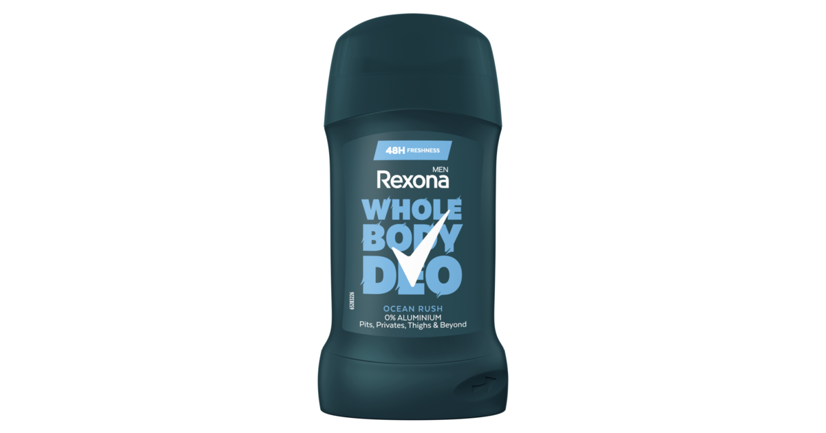 Köp Rexona Men Whole Body Deo Ocean Rush Stick 50 ml - på MEDS.se