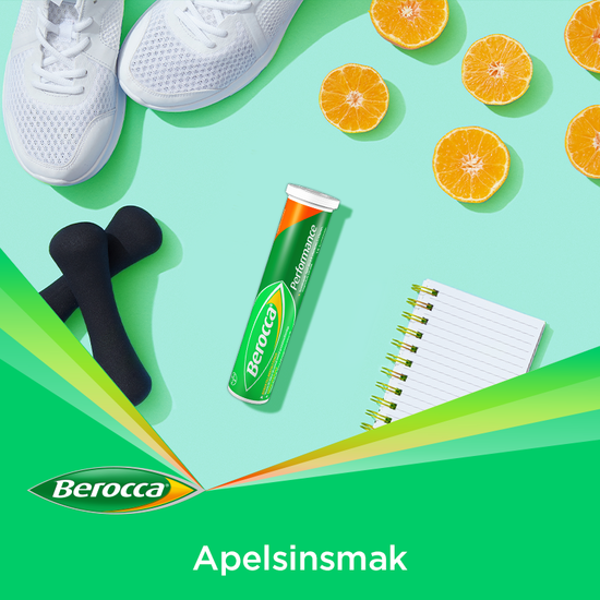 Köp Berocca Performance Apelsin 15 brustabletter - på MEDS.se