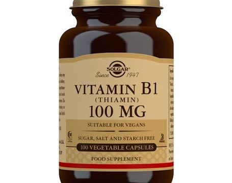 Köp Solgar Vitamin B1 100 mg 100 kapslar - på MEDS.se