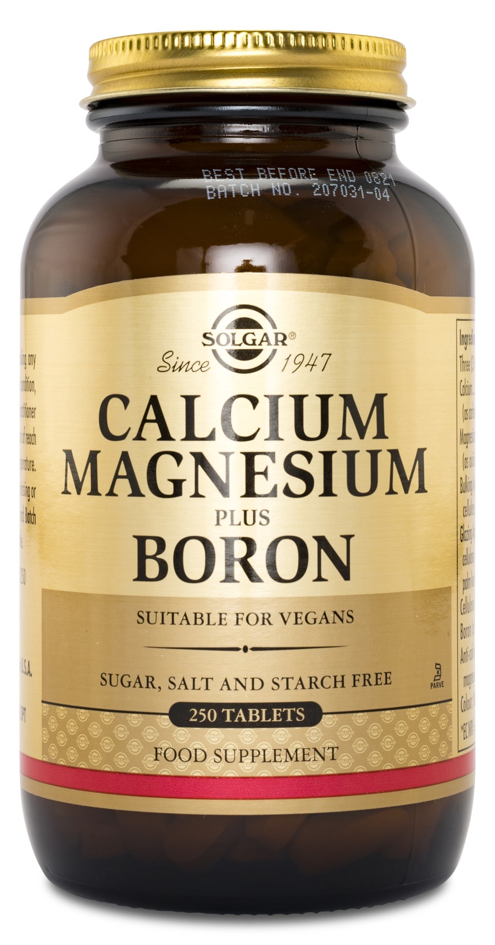 Köp Solgar Calcium Magnesium plus Boron 100 tabletter - på MEDS.se