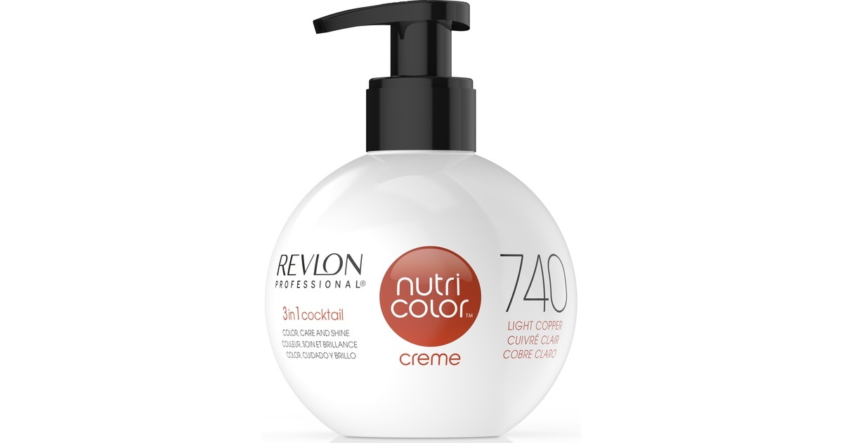 Köp Revlon Nutri Color Creme 740 Light Copper 270ml - på MEDS.se