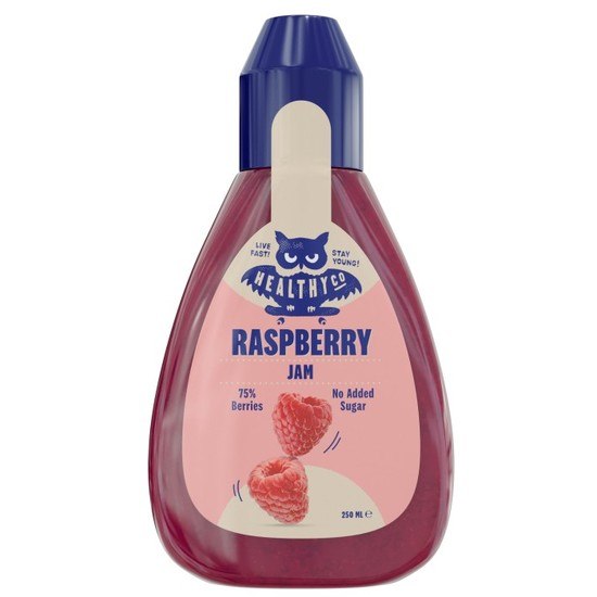 Köp HealthyCo Squeezy Raspberry Jam 375 g - på MEDS.se