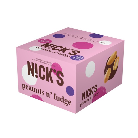Köp Nicks Peanuts n' Fudge Bars i Kartong 20-pack - på MEDS.se