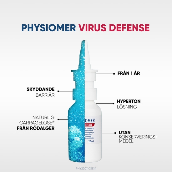 Köp Physiomer Virus Defense Nässpray 20 ml - på MEDS.se