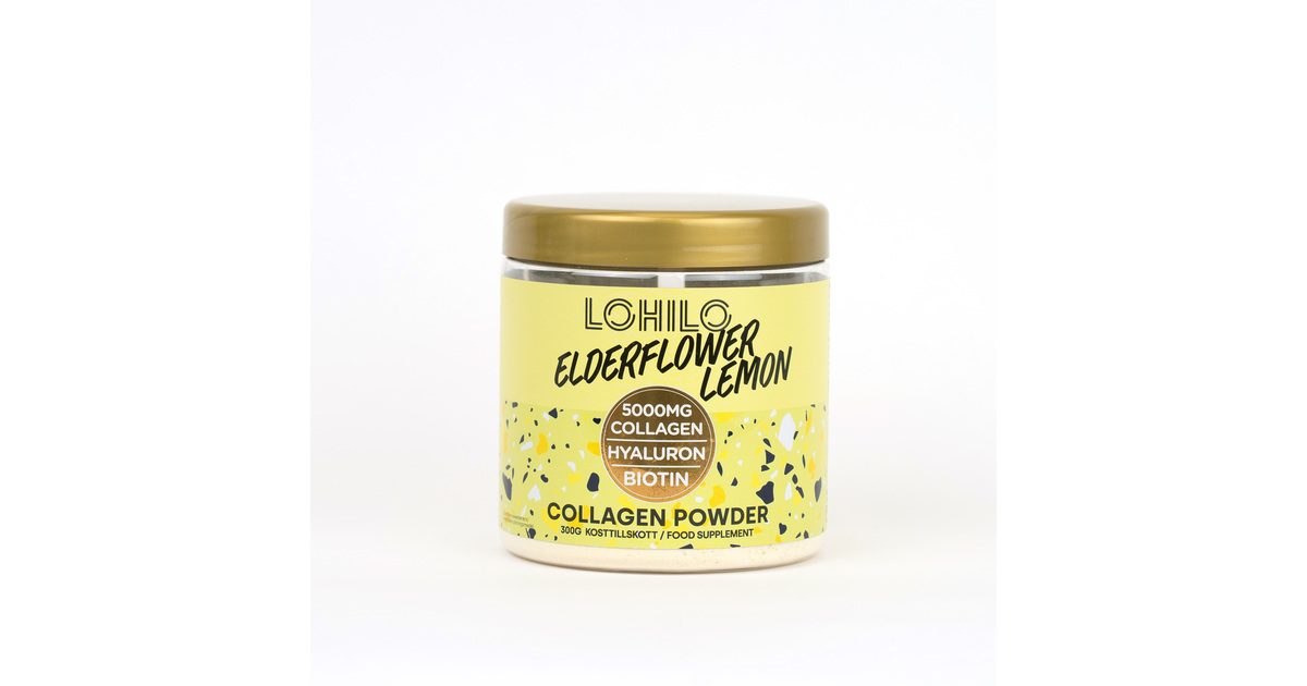 Köp LOHILO Collagen Elderflower Lemon 300 g - på MEDS.se