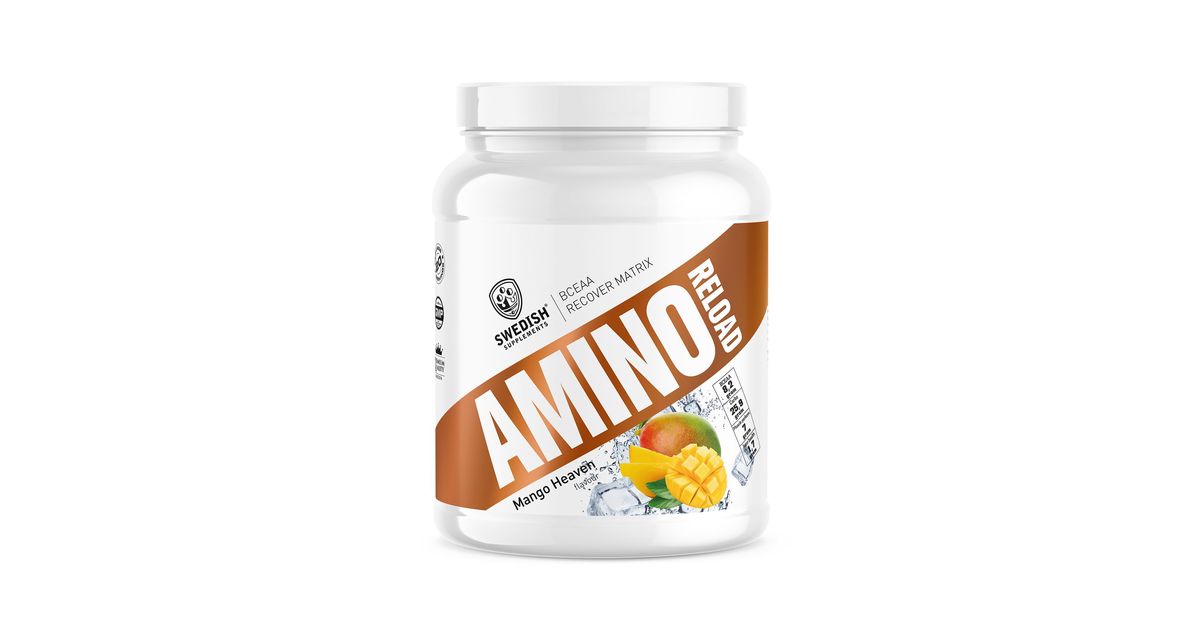 Köp Swedish Supplements Amino Reload Mango Heaven 1 kg - på MEDS.se